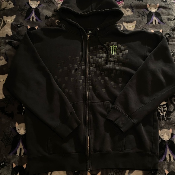 Monster energy | Shirts | Monster Energy Zip Up Hoodie | Poshmark
